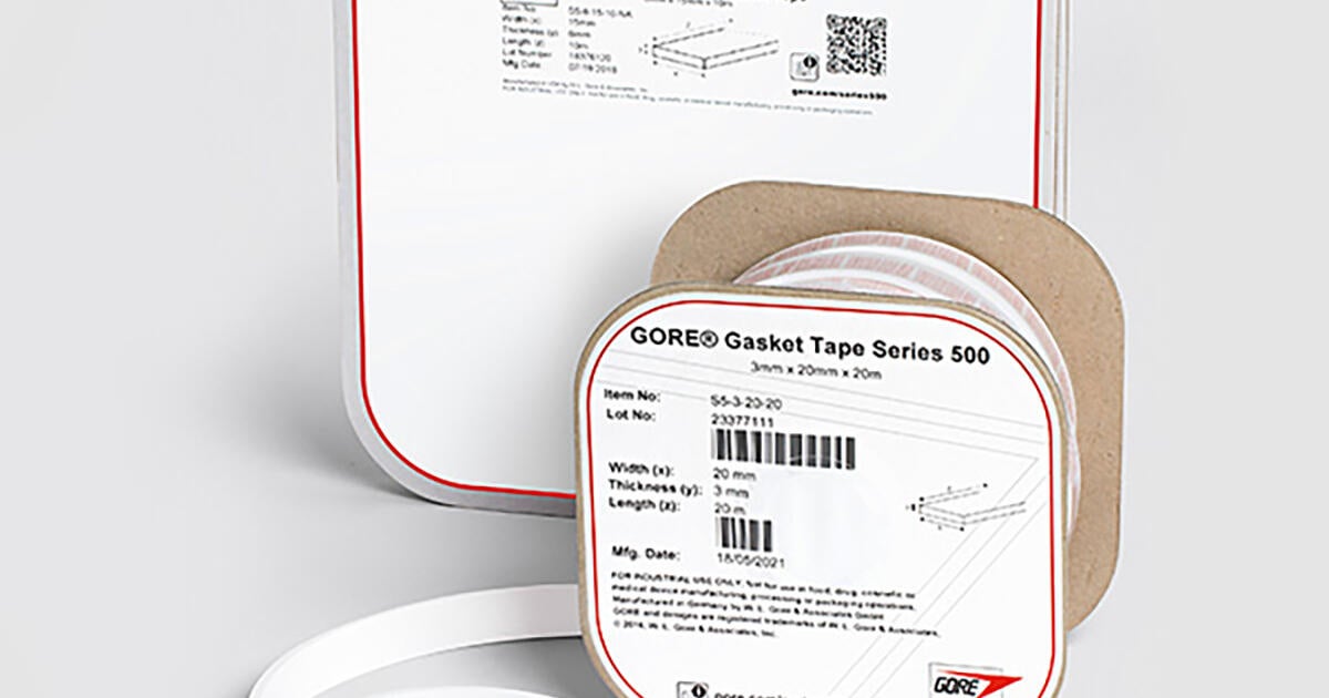 Expanded PTFE for Steel Flanges - GORE® Gasket Tape Series 500 | Gore